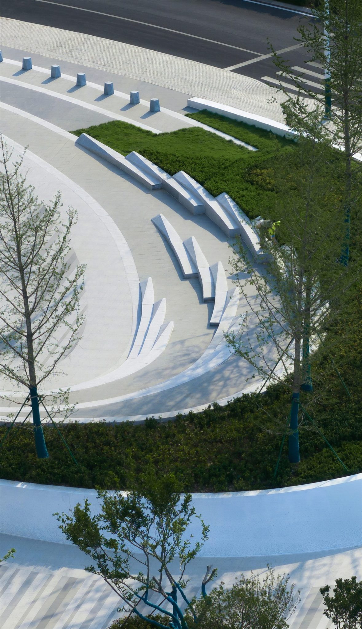 A multi-dimensional cohesive square in Weifang by HID – mooool