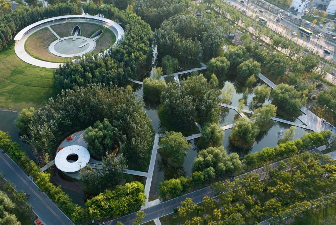 Zhoukou Huaiyang Fuxi Cultural Park by Turenscape – mooool