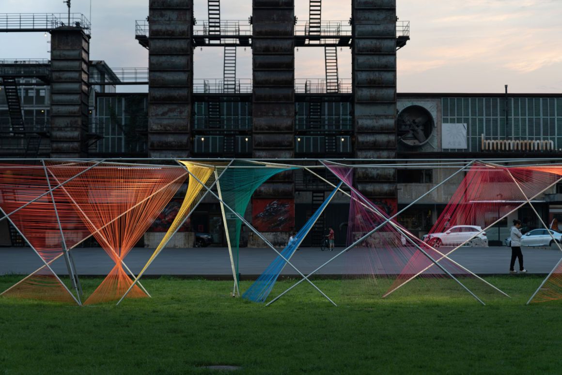 2023北京戏剧节艺术装置-《光织》/ MARS星球建筑 – mooool木藕设计网