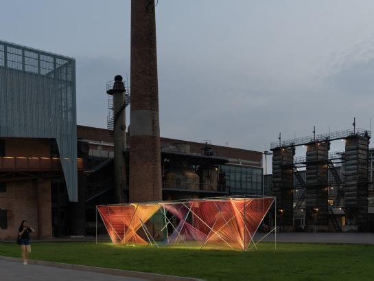 2023北京戏剧节艺术装置-《光织》/ MARS星球建筑 – mooool木藕设计网