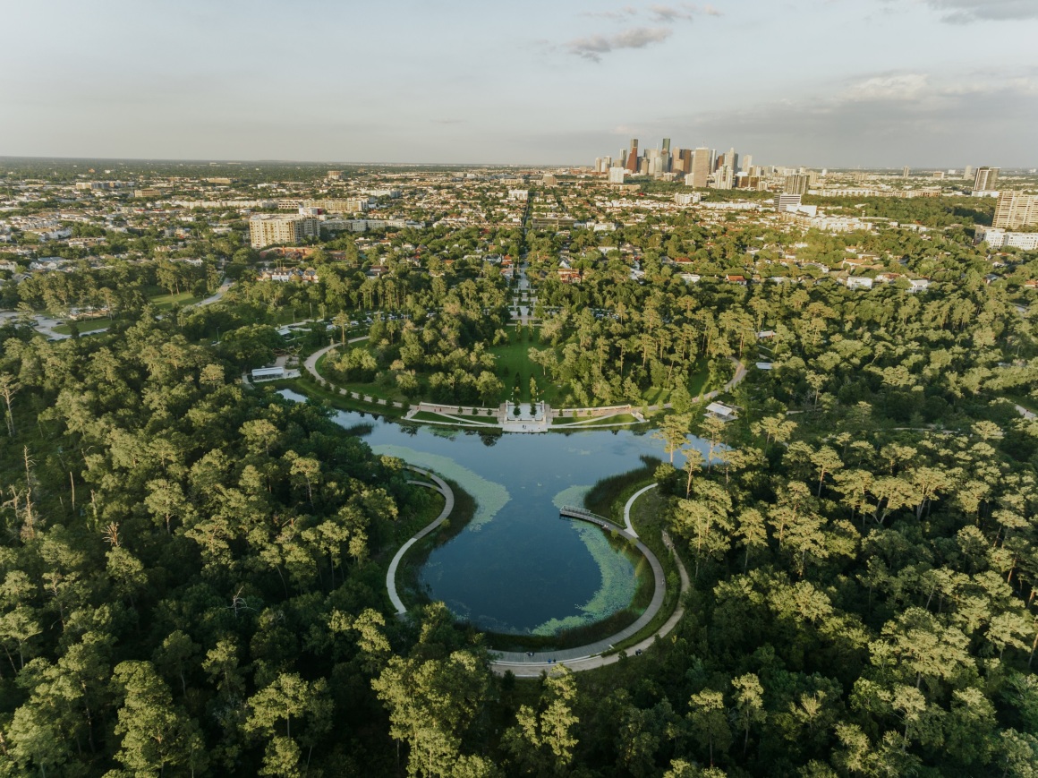 休斯顿纪念公园 · 陆桥与草原项目 / Nelson Byrd WoltzLandscape Architects – mooool木藕设计网