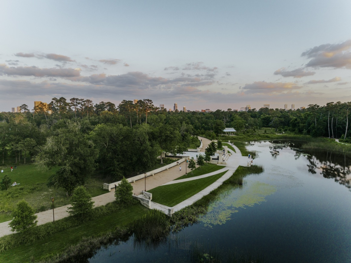 休斯顿纪念公园 · 陆桥与草原项目 / Nelson Byrd WoltzLandscape Architects – mooool木藕设计网