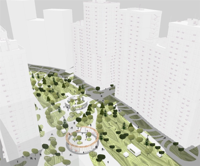 Multifunctional residential complex “SvitloPark” by Ldesign landscape ...