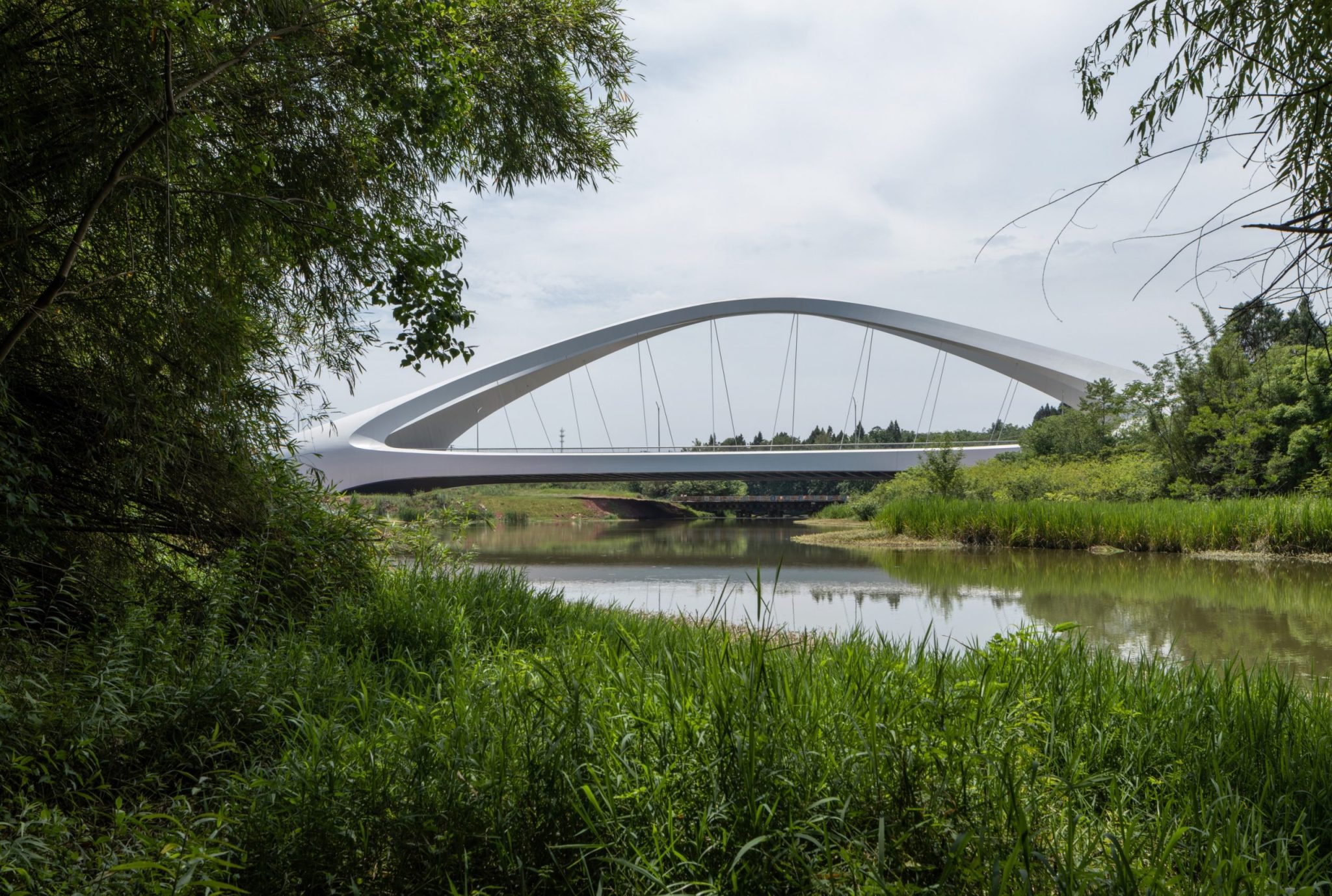 Chengdu West Line Cross-JiangXi River Bridge by Zaha Hadid Architects ...