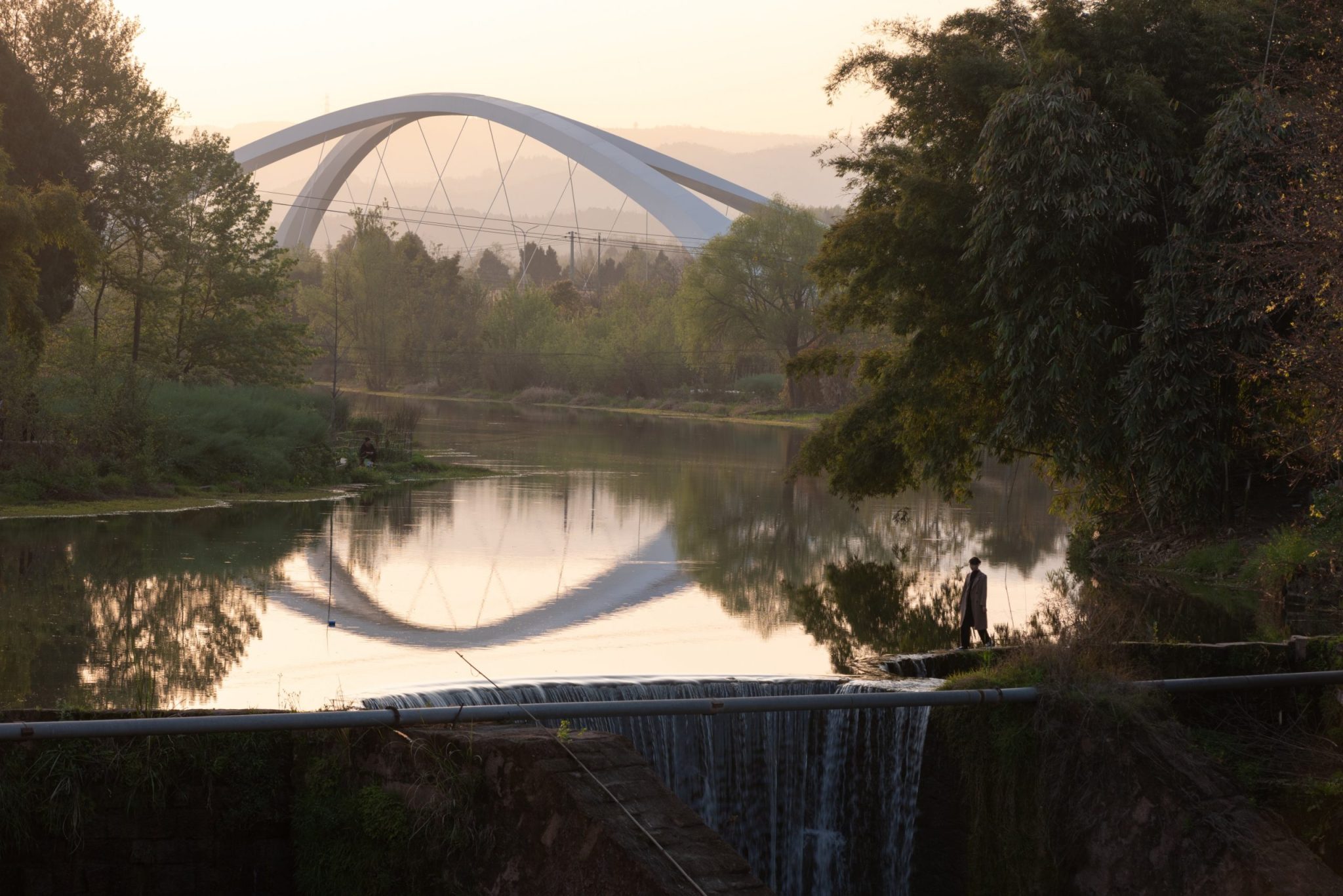 Chengdu West Line Cross-JiangXi River Bridge by Zaha Hadid Architects ...