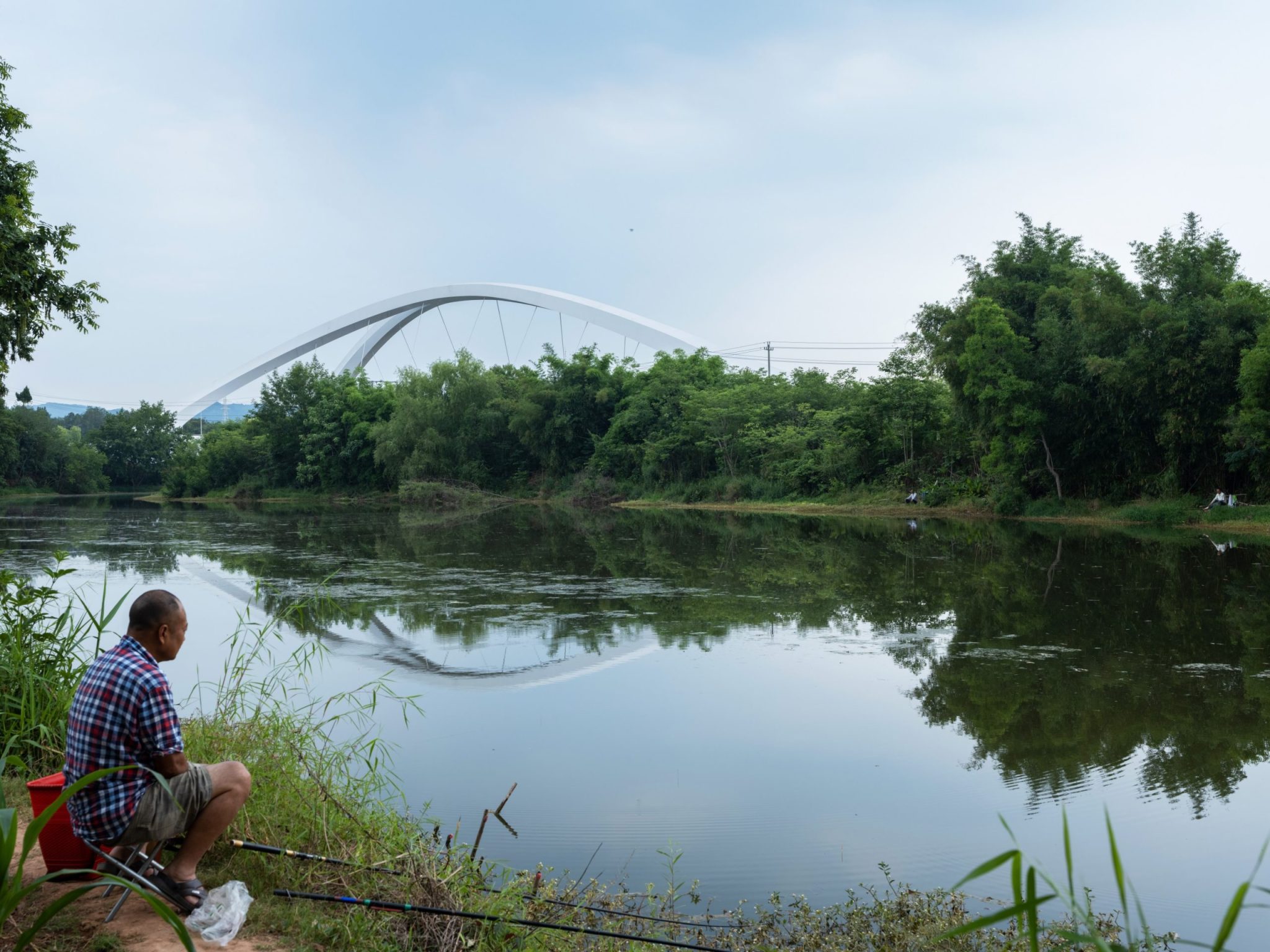 Chengdu West Line Cross-JiangXi River Bridge by Zaha Hadid Architects ...