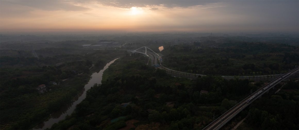 Chengdu West Line Cross-JiangXi River Bridge by Zaha Hadid Architects ...