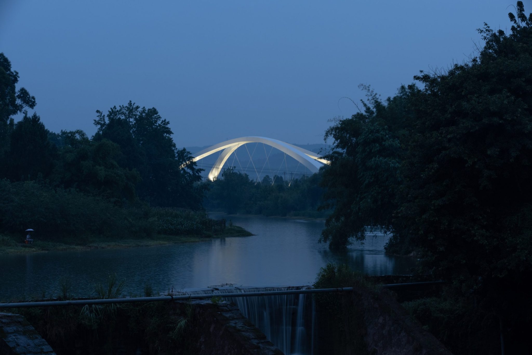 Chengdu West Line Cross-JiangXi River Bridge by Zaha Hadid Architects ...