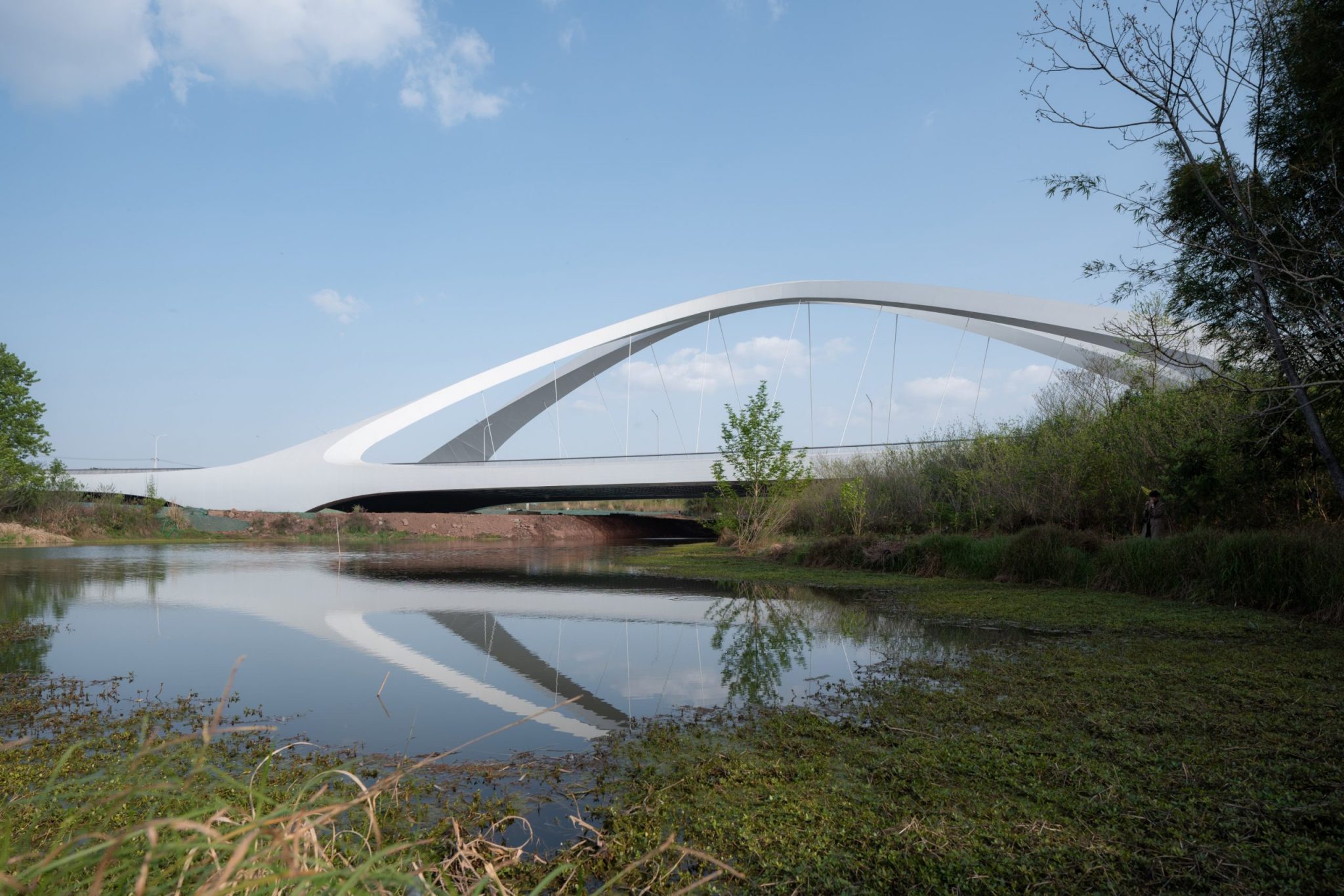 Chengdu West Line Cross-JiangXi River Bridge by Zaha Hadid Architects ...