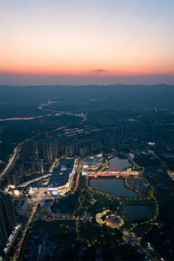 Chongqing Longtang Lake Park by WTD – mooool