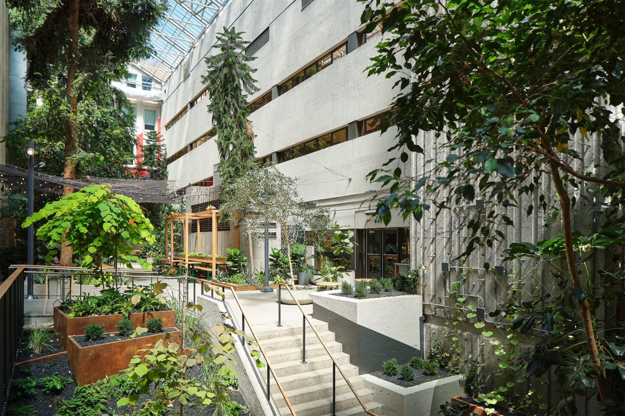 Collège de Maisonneuve · Jardin Intérieur by Taktik Design – mooool