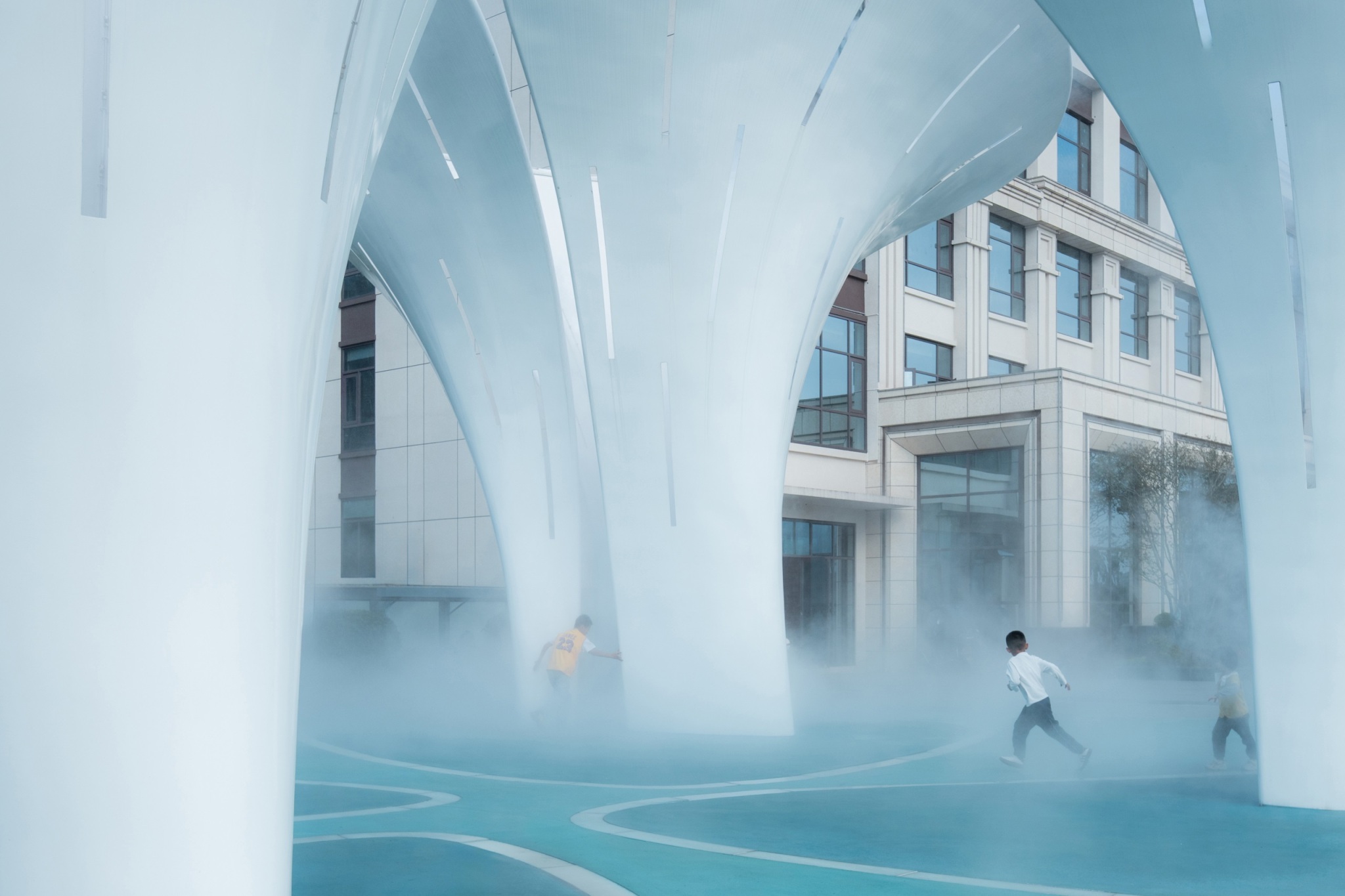 Senteng ·Fengyun Street Plaza Art Installation by HUANXING SPACE – mooool