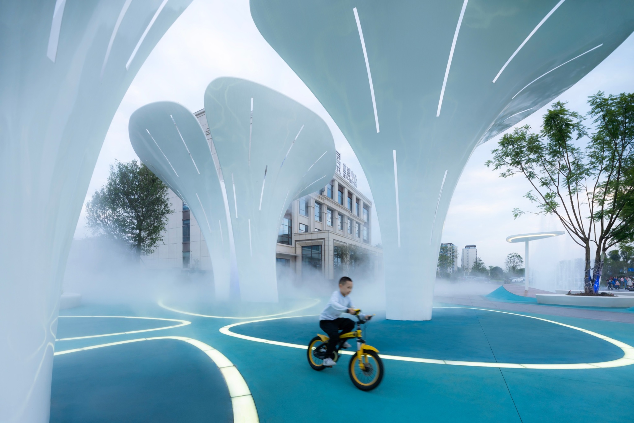 Senteng ·Fengyun Street Plaza Art Installation by HUANXING SPACE – mooool