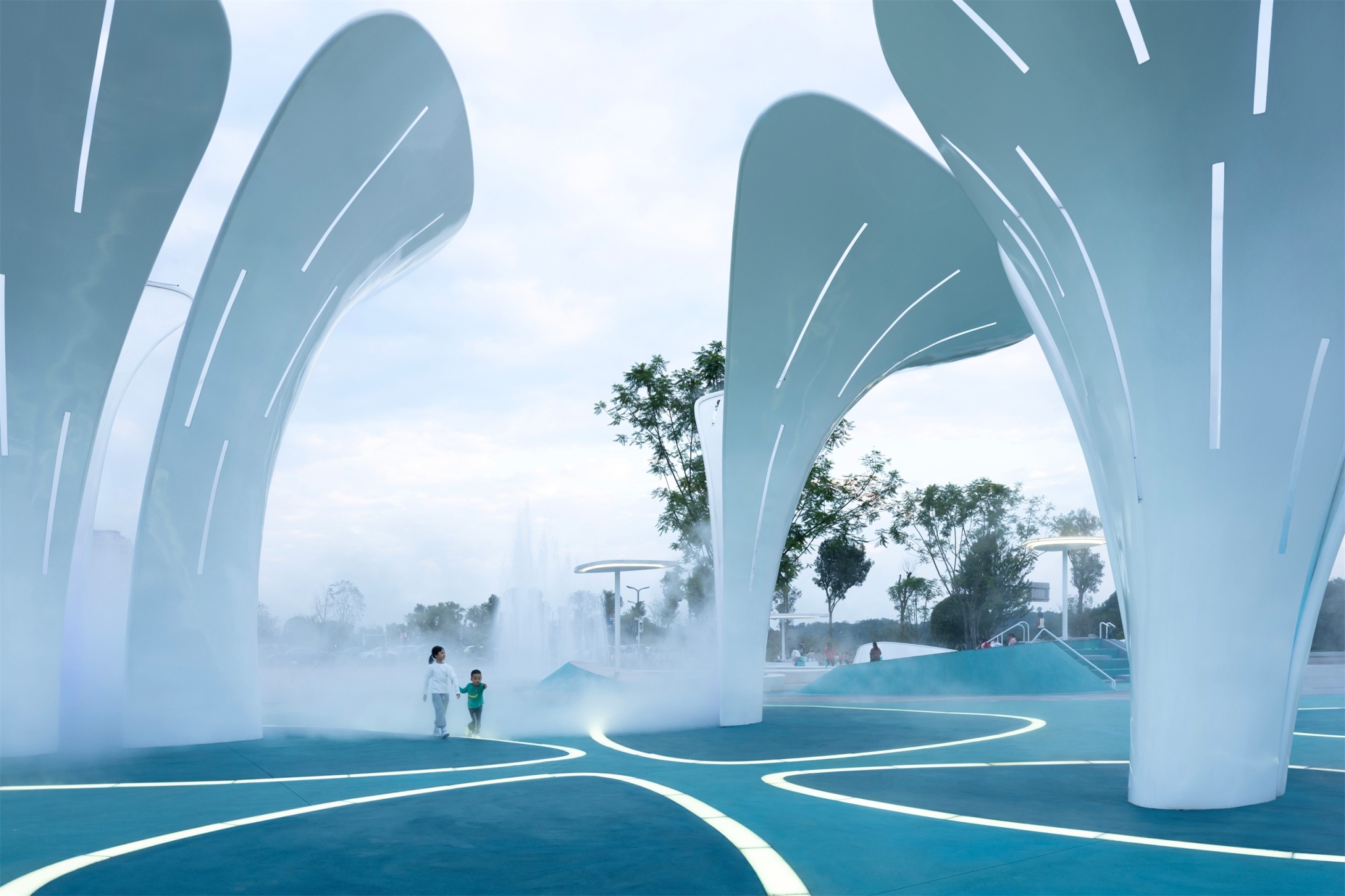 Senteng ·Fengyun Street Plaza Art Installation by HUANXING SPACE – mooool