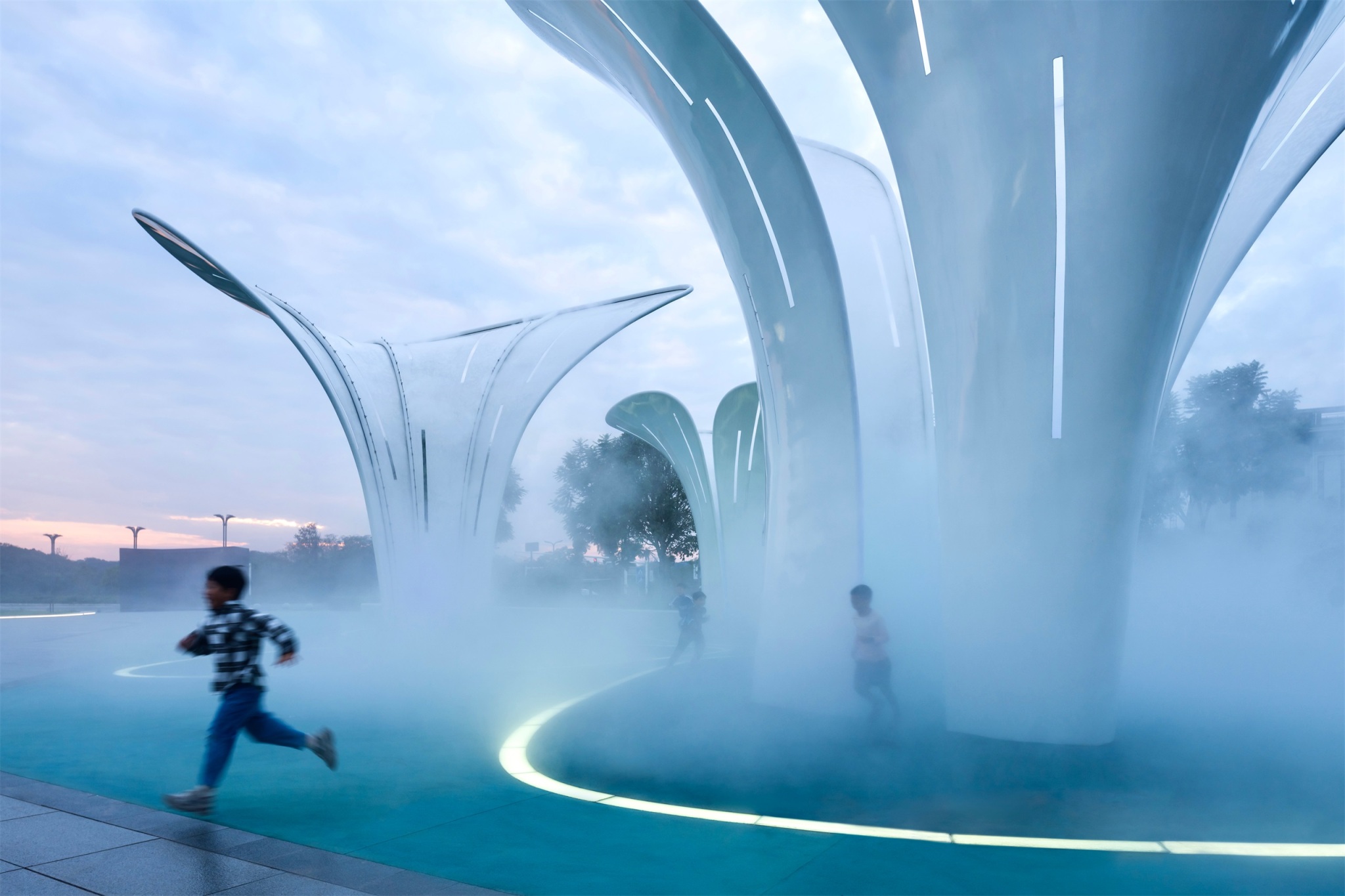 Senteng ·Fengyun Street Plaza Art Installation by HUANXING SPACE – mooool