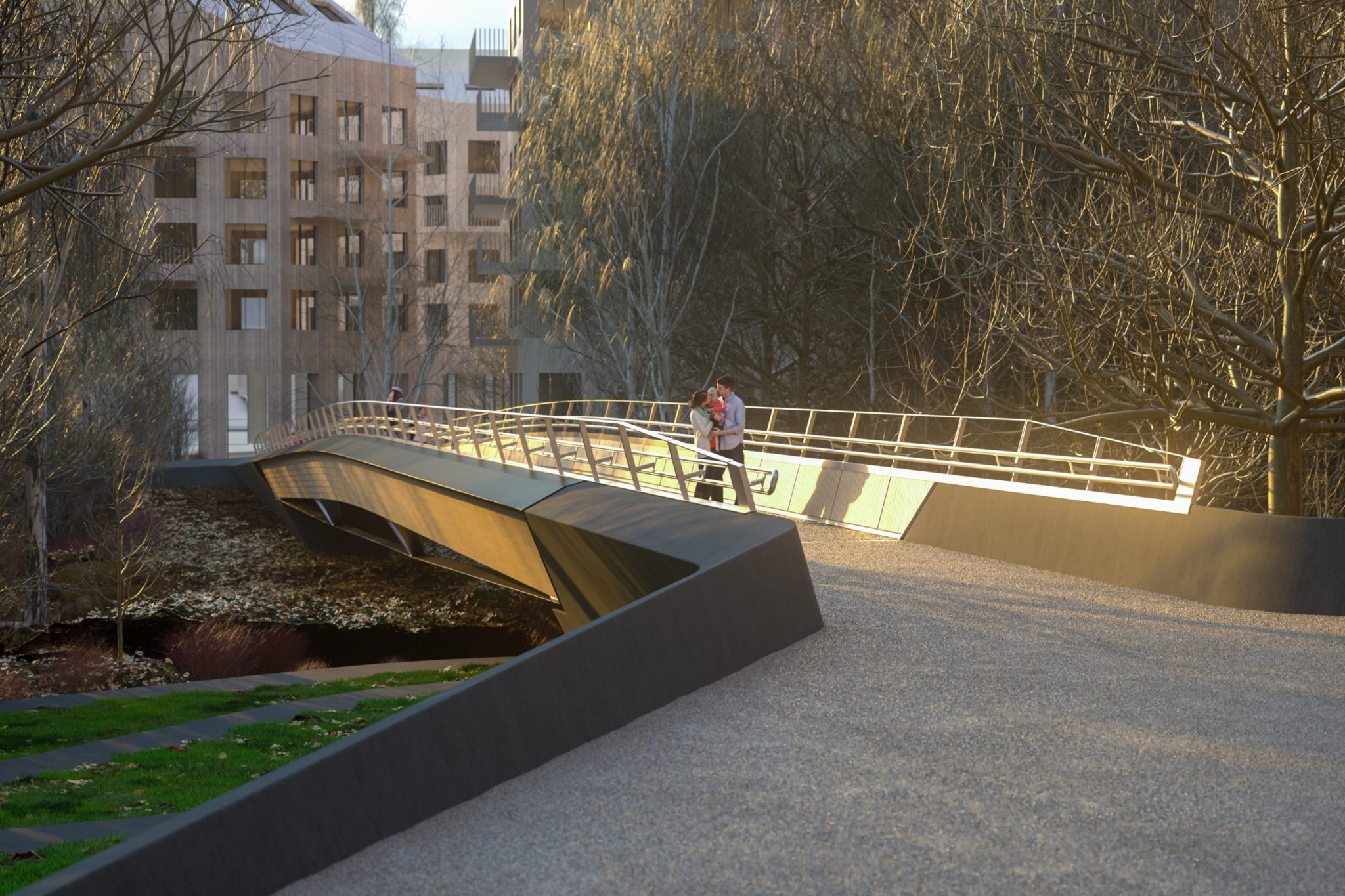 连接的桥梁 / Moxon Architects + COWI – mooool木藕设计网