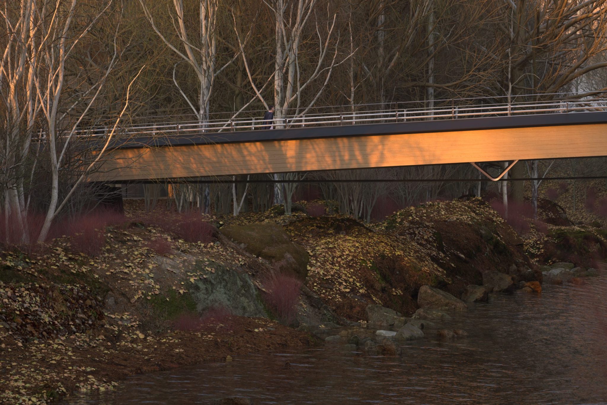 连接的桥梁 / Moxon Architects + COWI – mooool木藕设计网