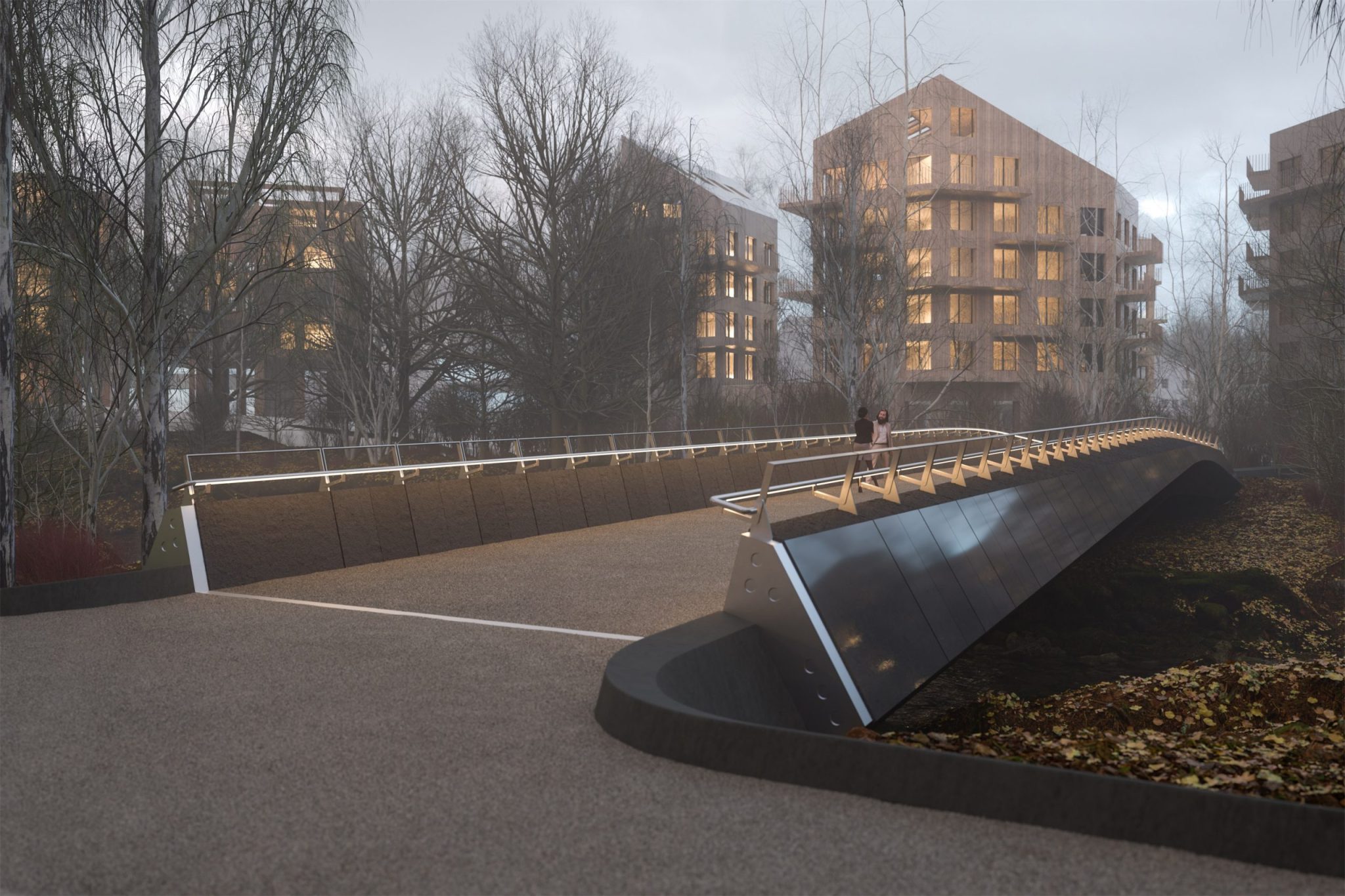 连接的桥梁 / Moxon Architects + COWI – mooool木藕设计网