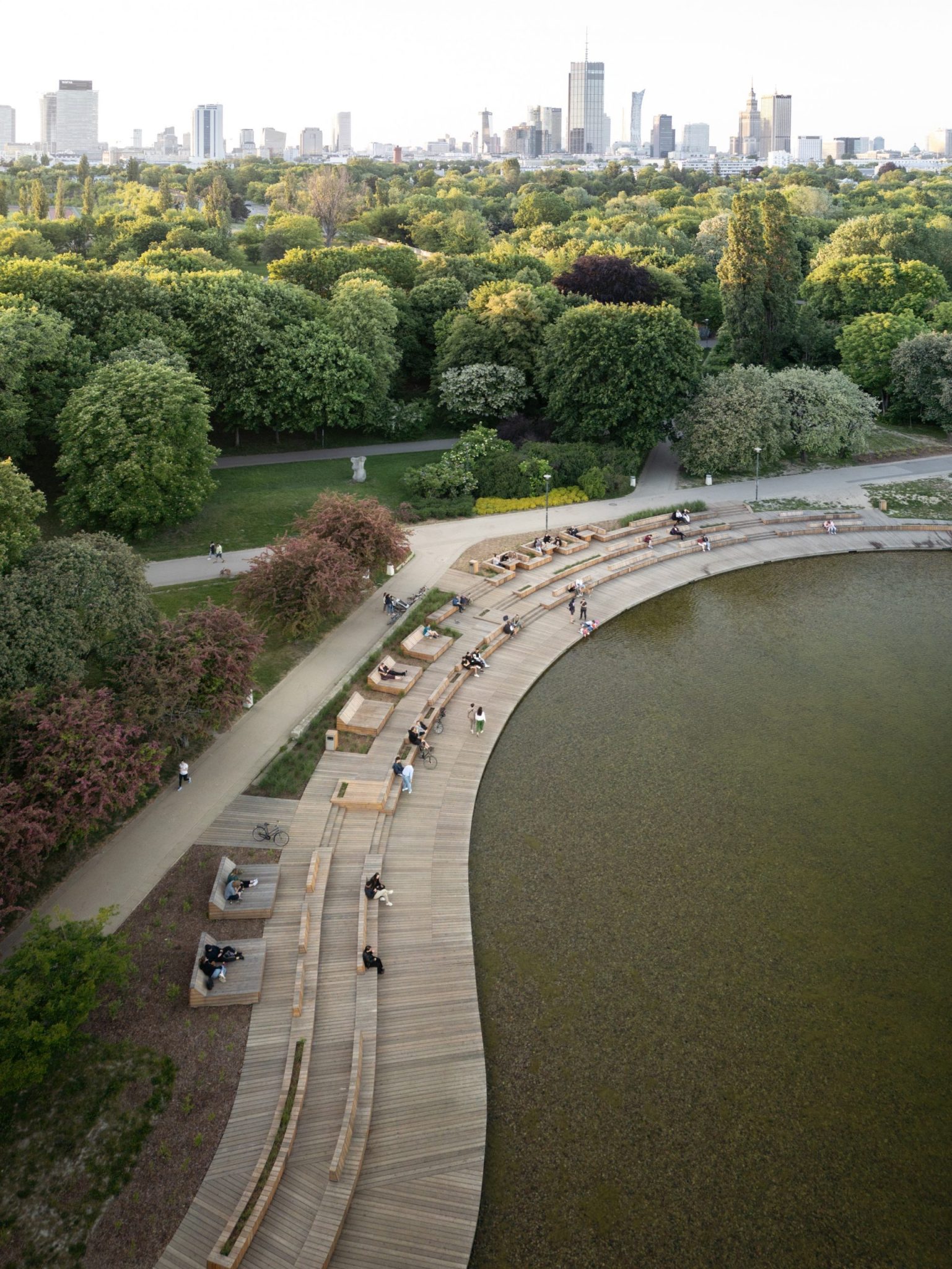 华沙中央公园现代化改造提升 / WXCA – mooool木藕设计网