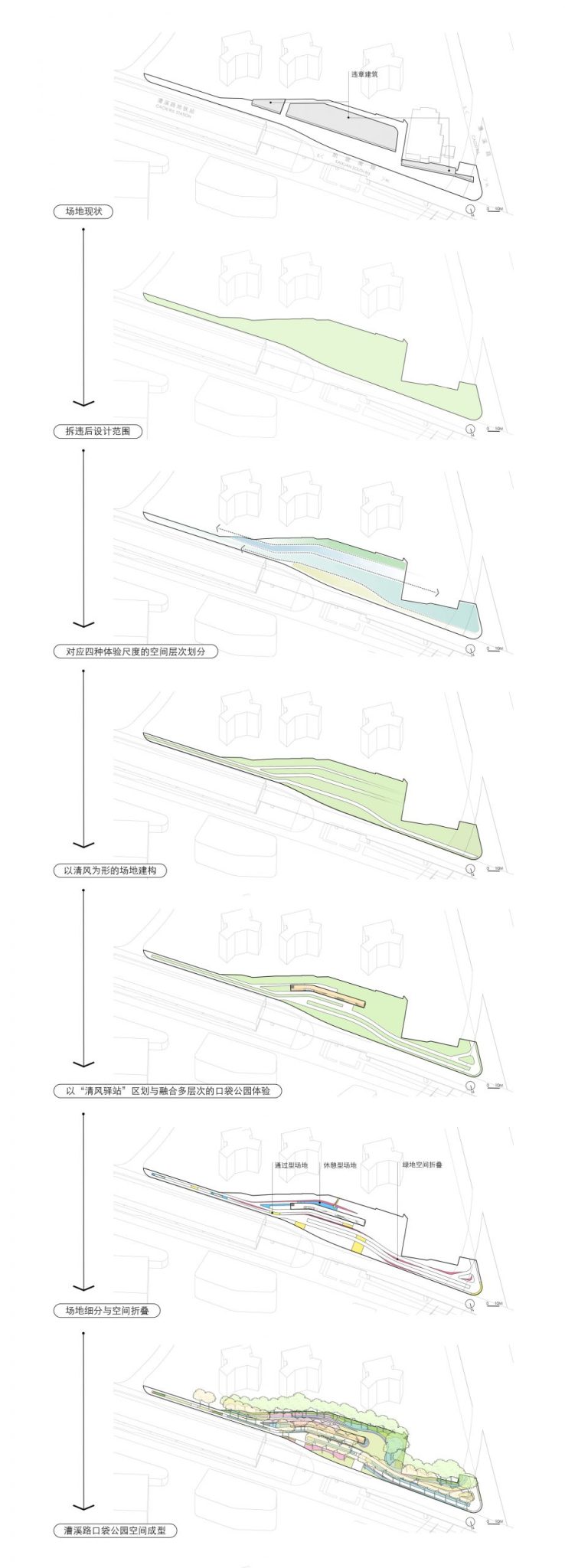 清风徐来：上海漕溪路口袋公园设计 / VIA维亚景观 – mooool木藕设计网