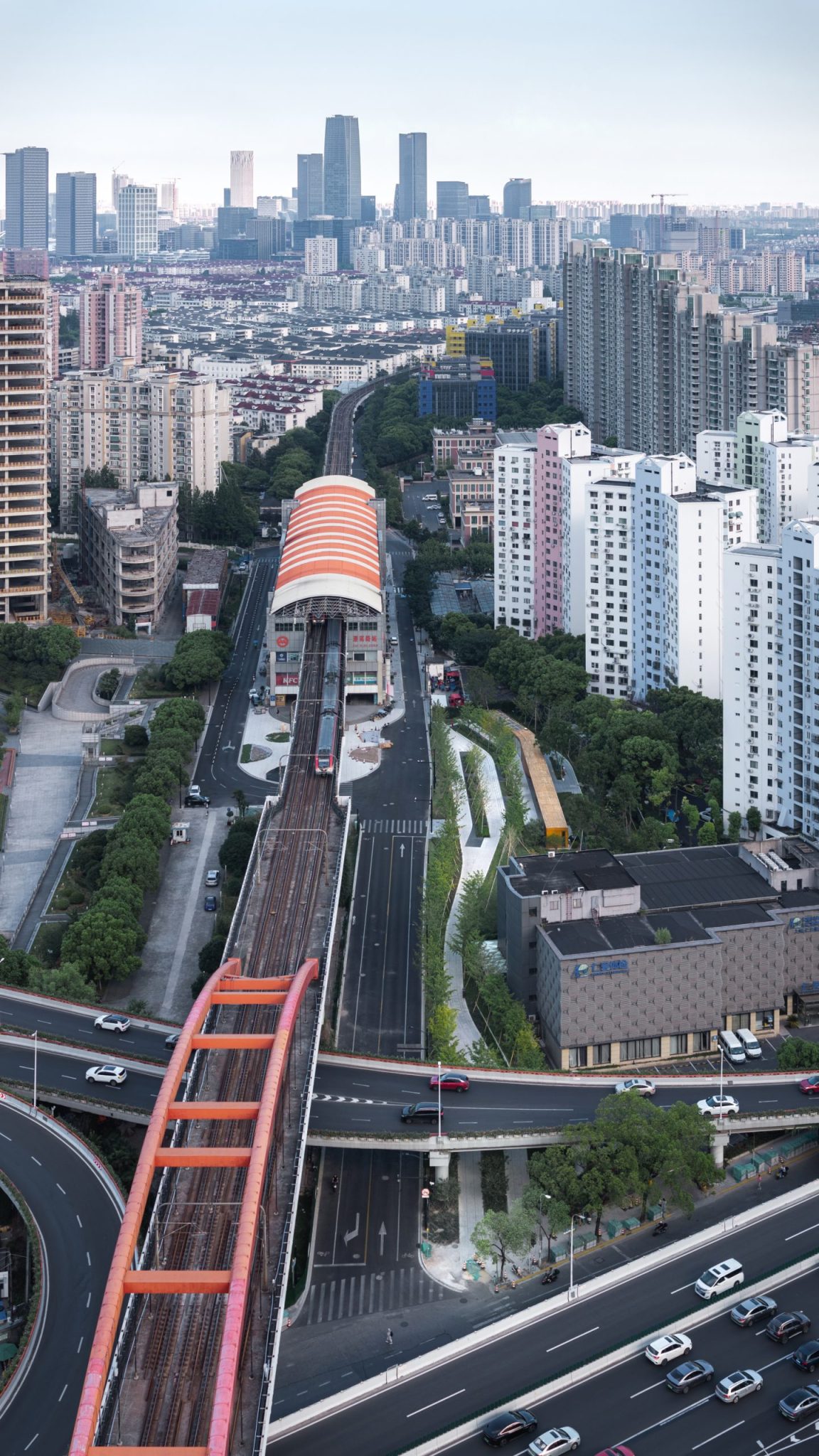 清风徐来：上海漕溪路口袋公园设计 / VIA维亚景观 – mooool木藕设计网