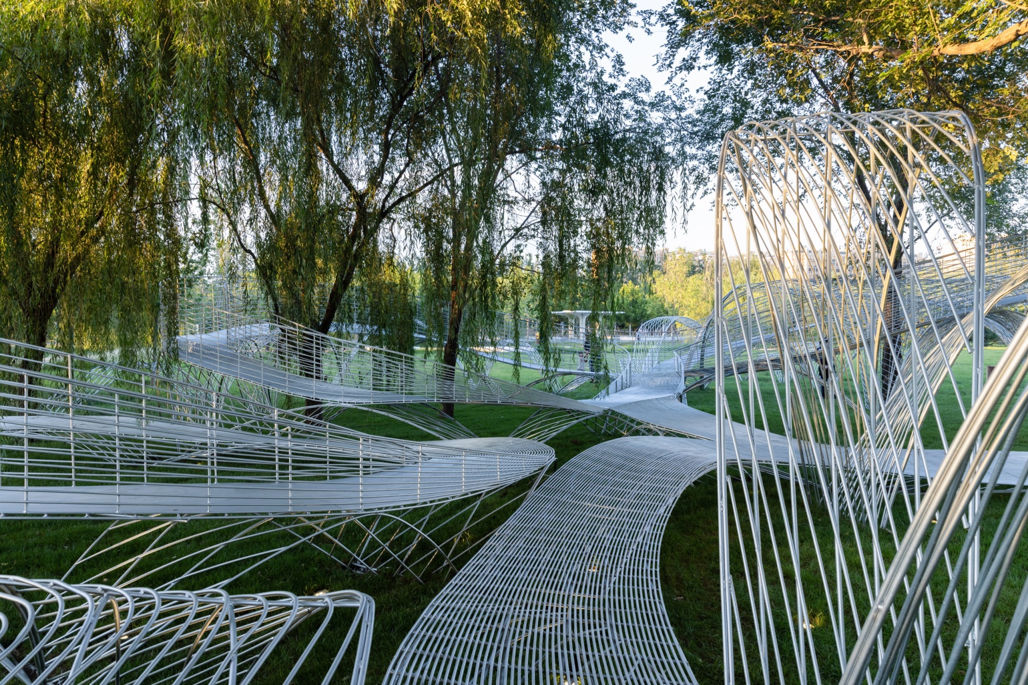 银线当风——北京永定公园飞天概念美术馆 / 孔祥伟工作室 – mooool木藕设计网