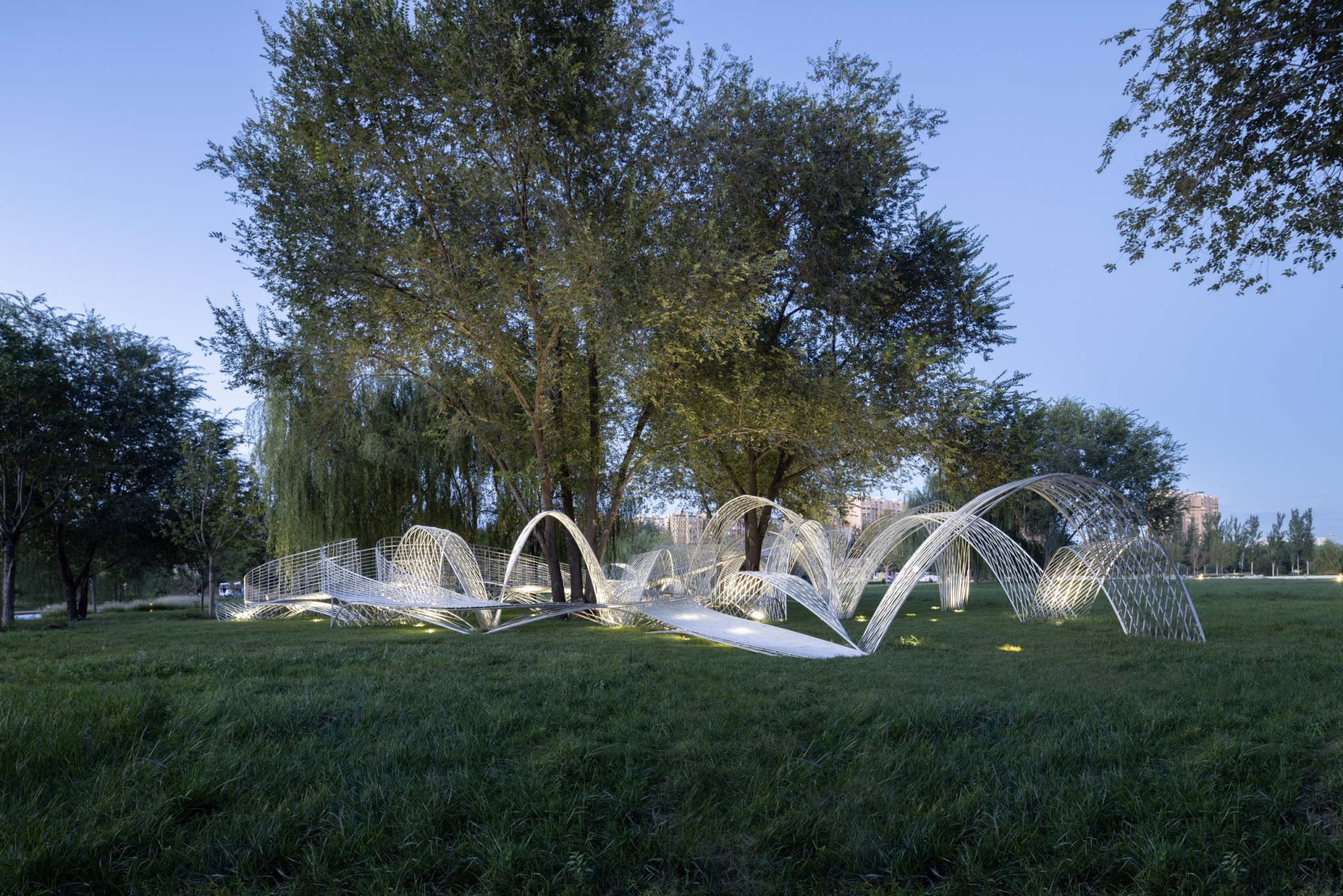 银线当风——北京永定公园飞天概念美术馆 / 孔祥伟工作室 – mooool木藕设计网