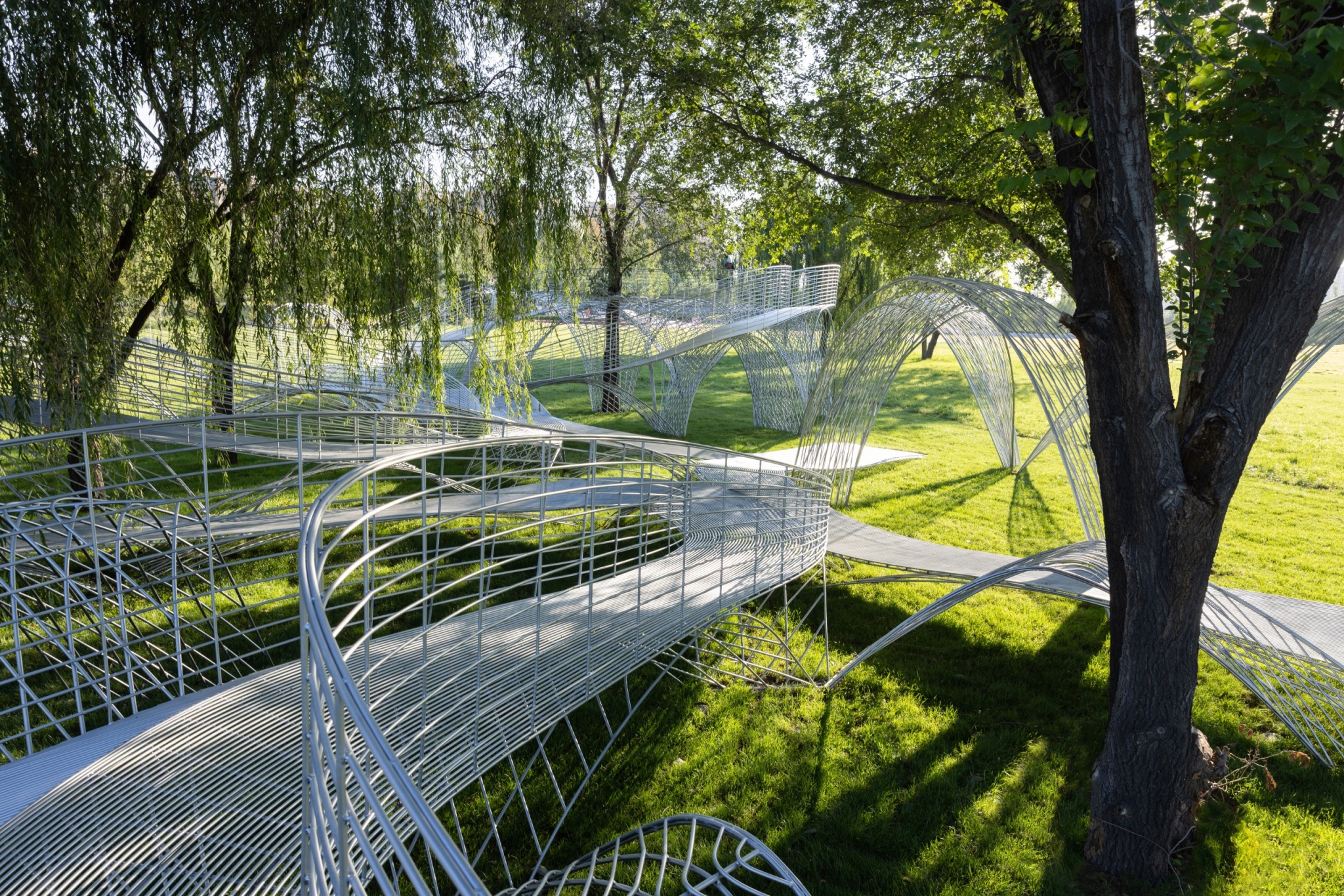 银线当风——北京永定公园飞天概念美术馆 / 孔祥伟工作室 – mooool木藕设计网