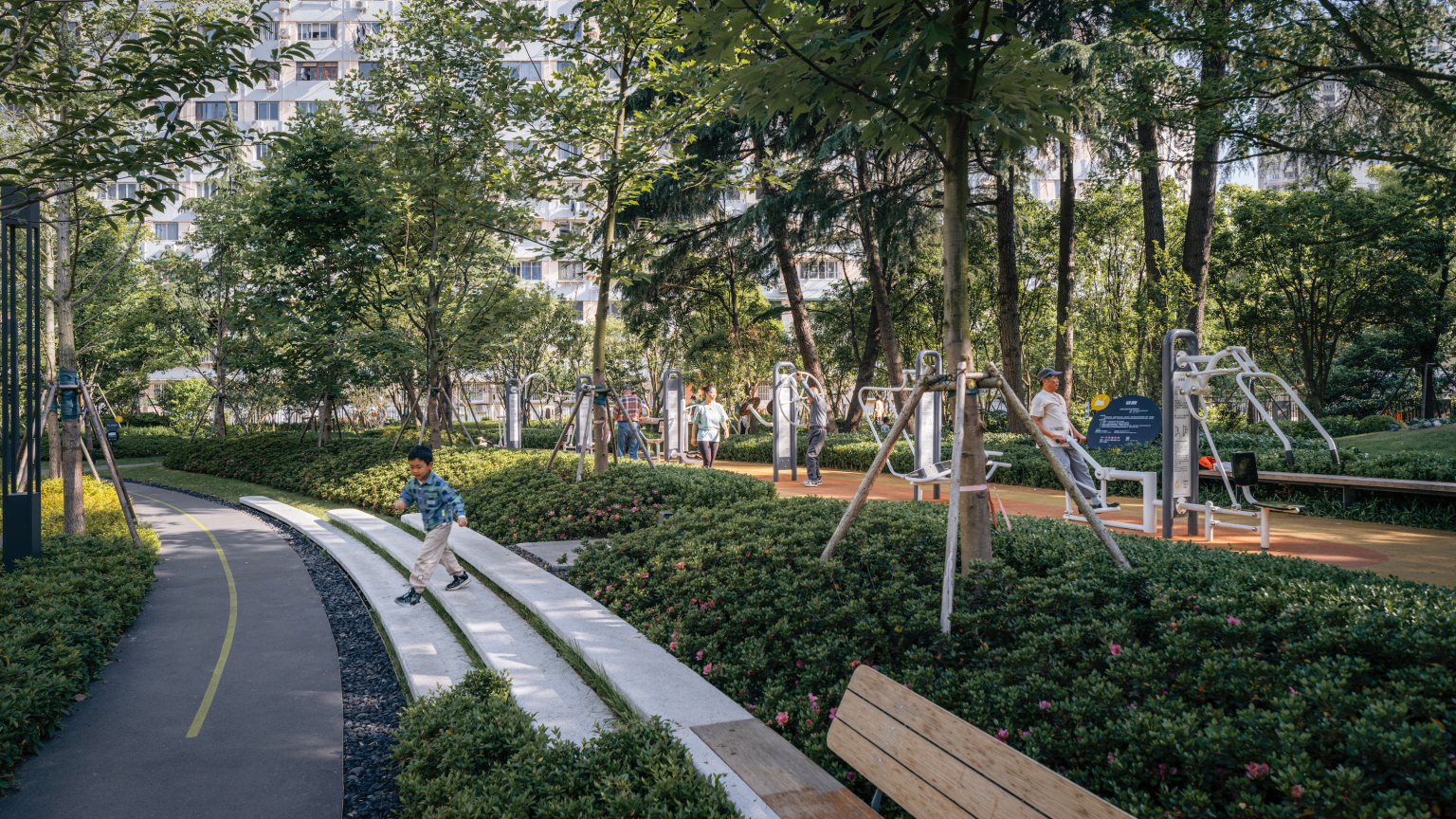 林间梦田：上海田林公园的全天候都市生境建构 / VIA维亚景观 – mooool木藕设计网