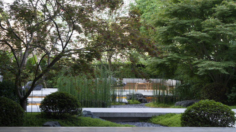 Design and construction of private villa courtyard by MUSO – mooool