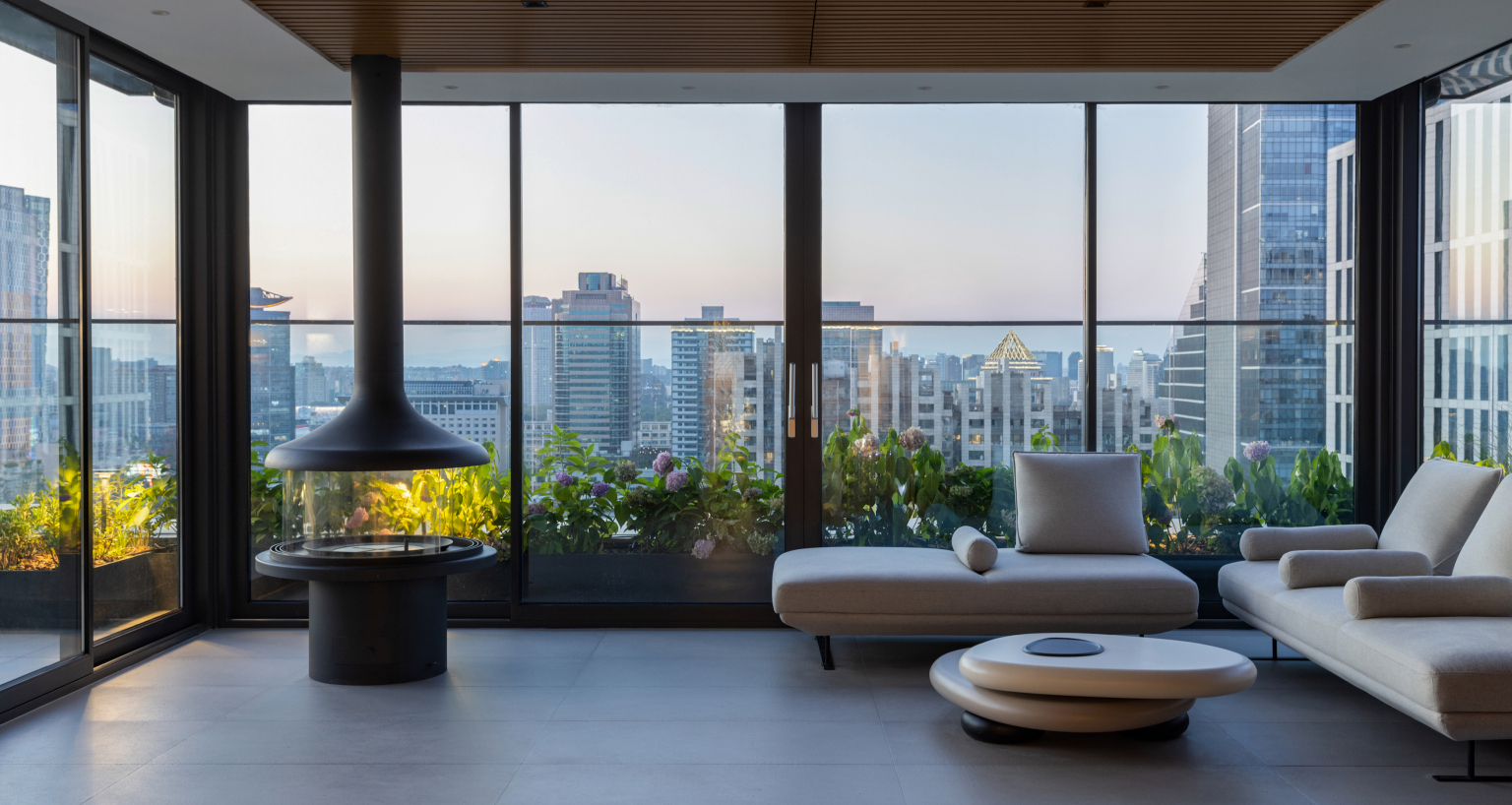 北京CBD屋顶花园设计 / 北京甲南园林设计事务所 – mooool木藕设计网