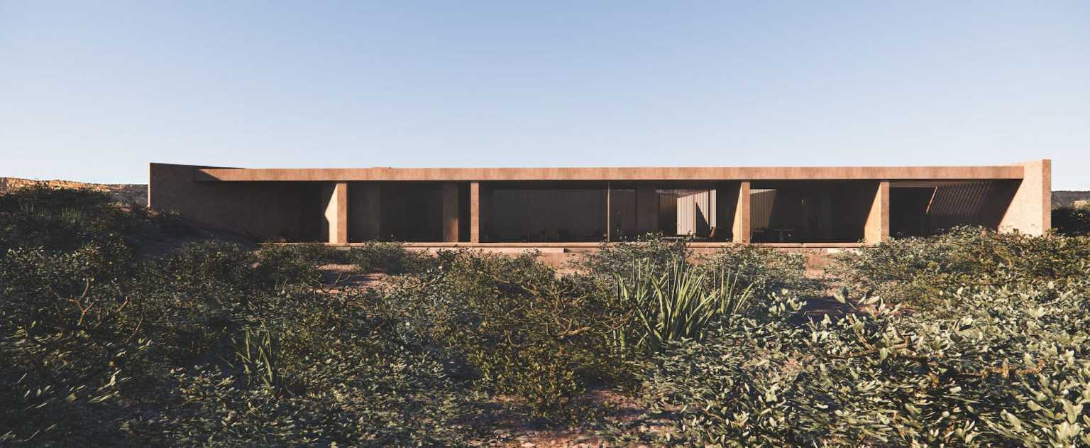 多位名家联合设计，沙漠中生长的创意社区 / Studio Andrew Trotter + MORQ + GOMA + Taller ...