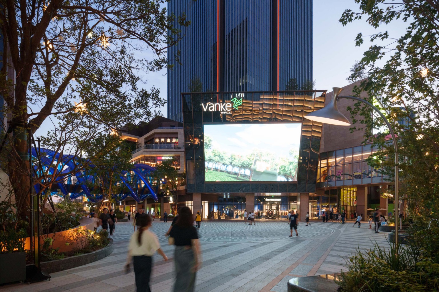 山林中城，上海徐汇万科广场景观实践 / THLA天华景观 – mooool木藕设计网